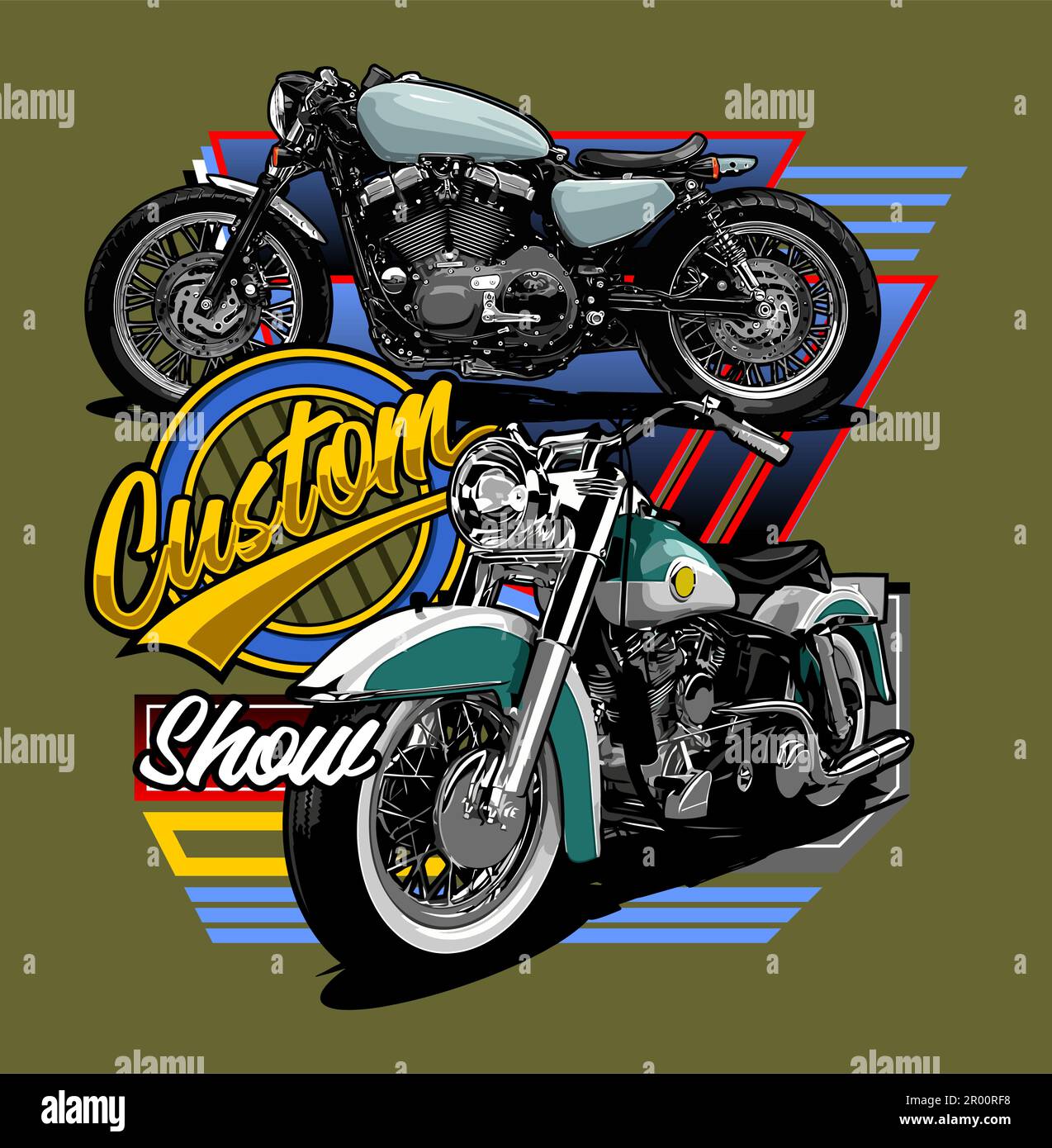 motorcycles vector template Stock Vector Image & Art - Alamy