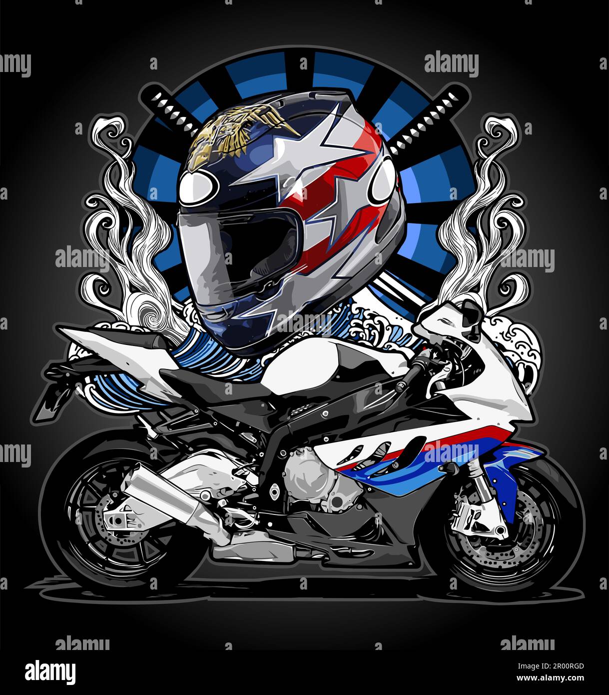 motorcycles vector template Stock Vector Image & Art - Alamy