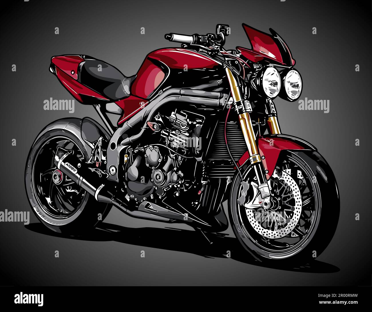 motorcycles vector template Stock Vector Image & Art - Alamy