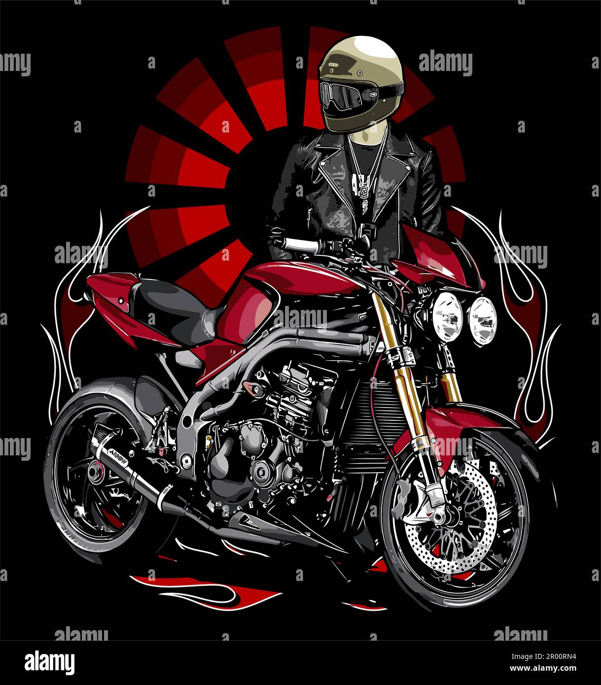 motorcycles vector template Stock Vector Image & Art - Alamy