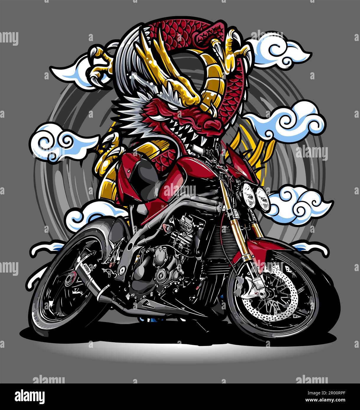 Rubber motorcycles Stock Vector Images - Alamy