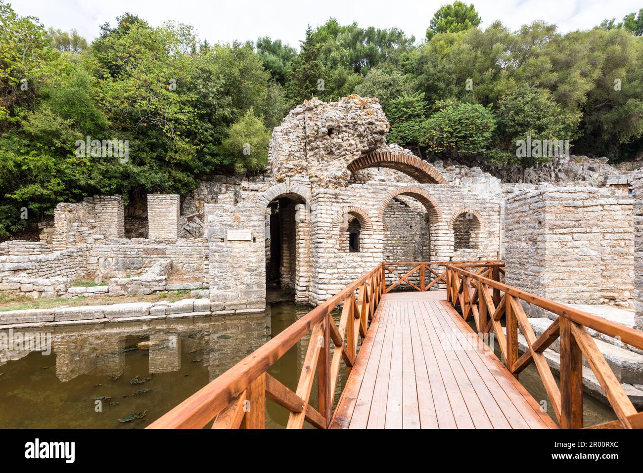 Ruins of Buthrotum, an ancient Greek and Roman city and bishopric in ...