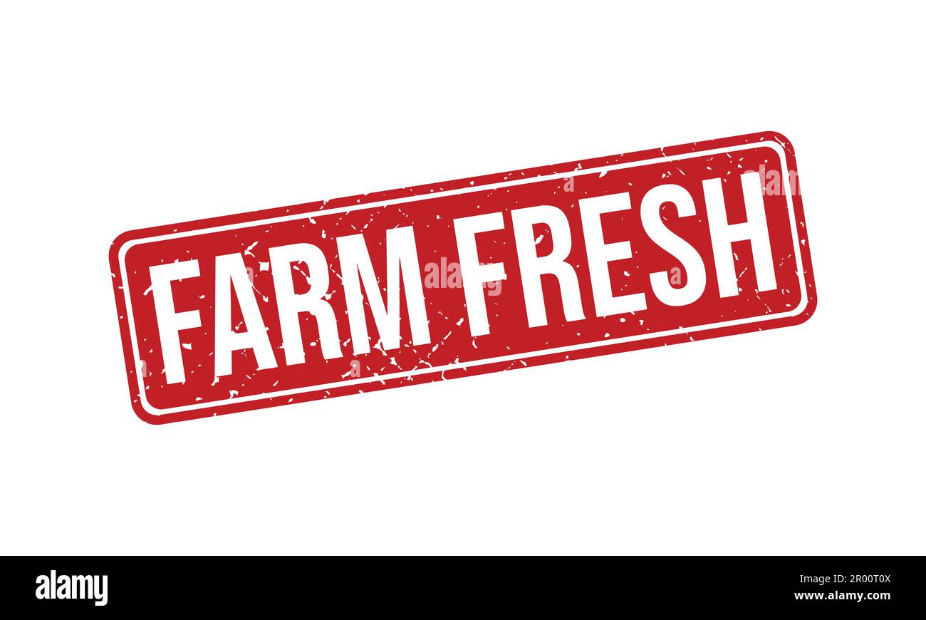Farm Fresh Stamp Seal Vector Illustration Stock Vector Image & Art - Alamy