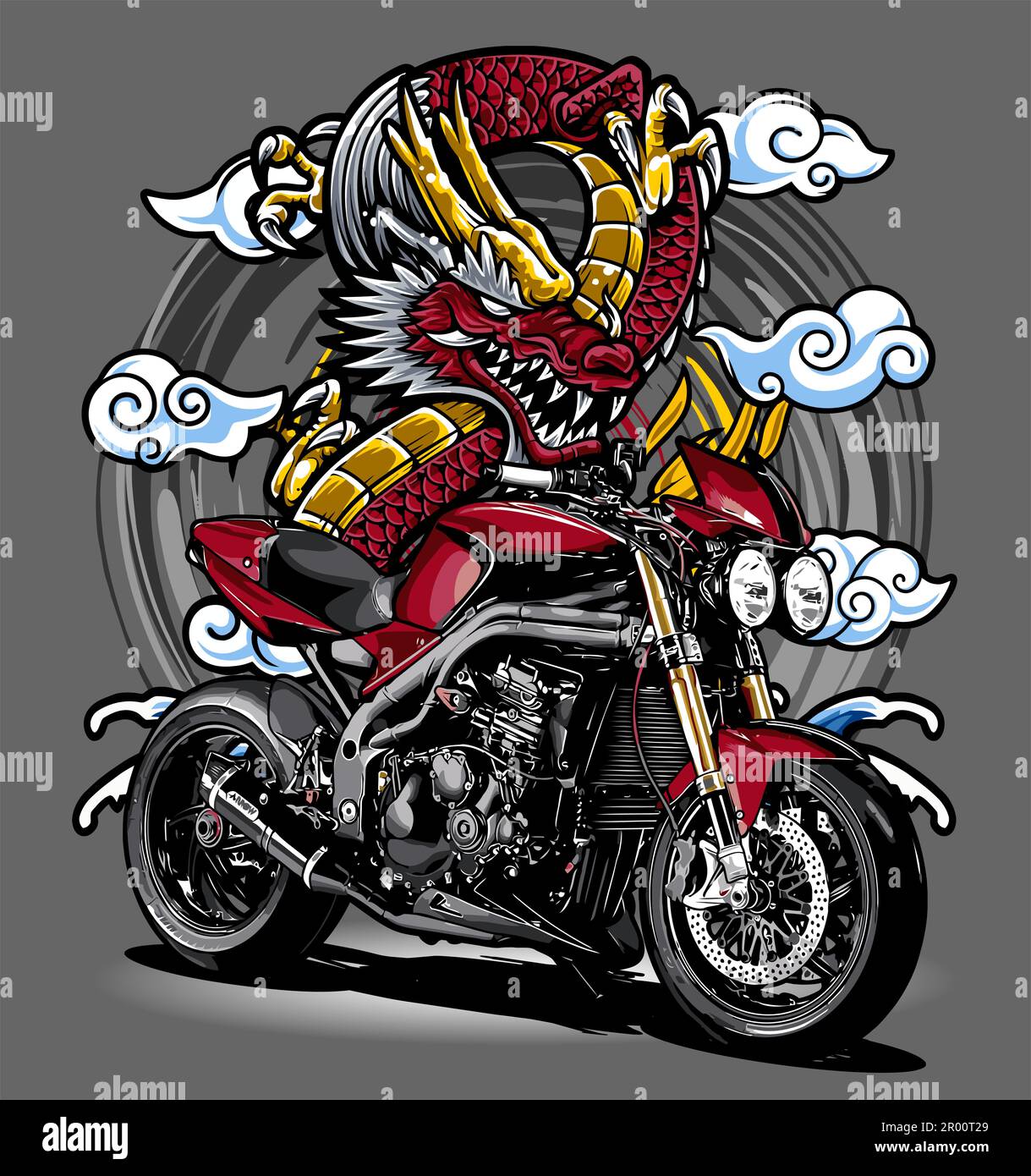 motorcycles vector template Stock Vector Image & Art - Alamy