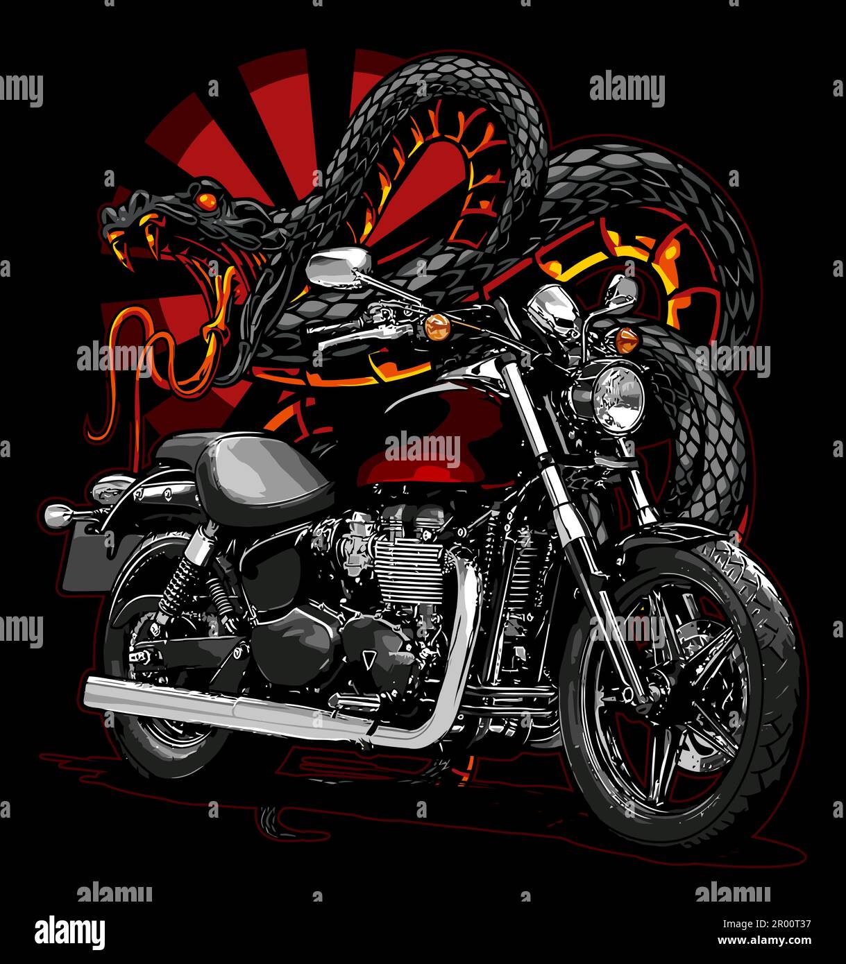 motorcycles vector template Stock Vector Image & Art - Alamy