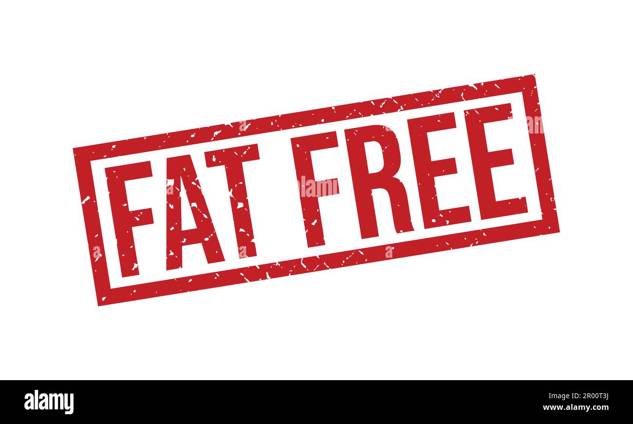 Fat Free Stamp Seal Vector Illustration Stock Vector Image & Art - Alamy