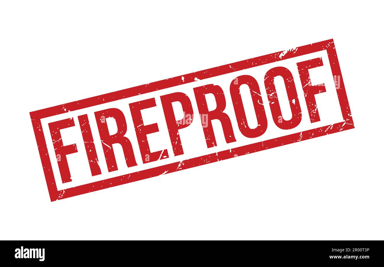 Fireproof Stamp Seal Vector Illustration Stock Vector Image & Art - Alamy