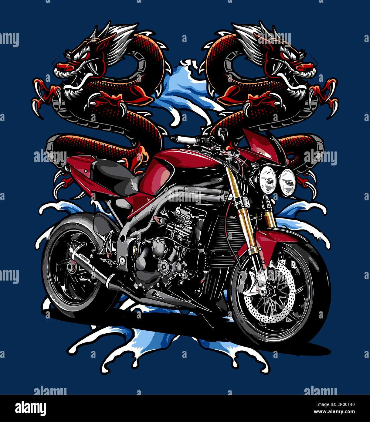 motorcycles vector template Stock Vector Image & Art - Alamy