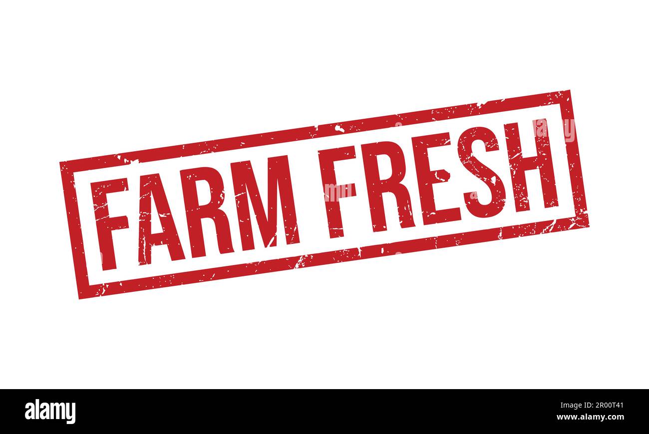 Farm Fresh Stamp Seal Vector Illustration Stock Vector Image & Art - Alamy