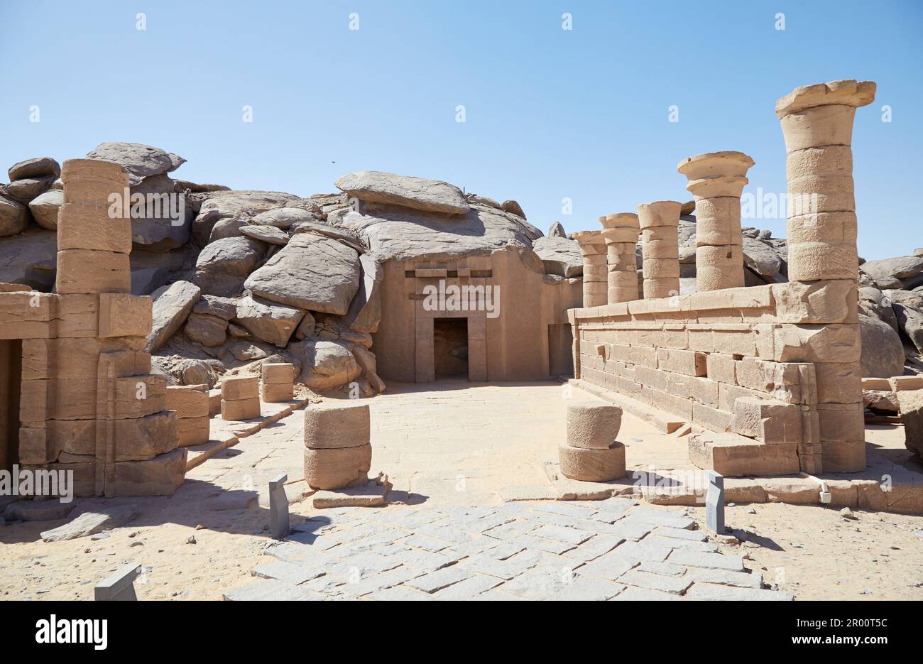 The Island Temple of New Kalabsha Outside of Aswan, Egypt Stock Photo ...