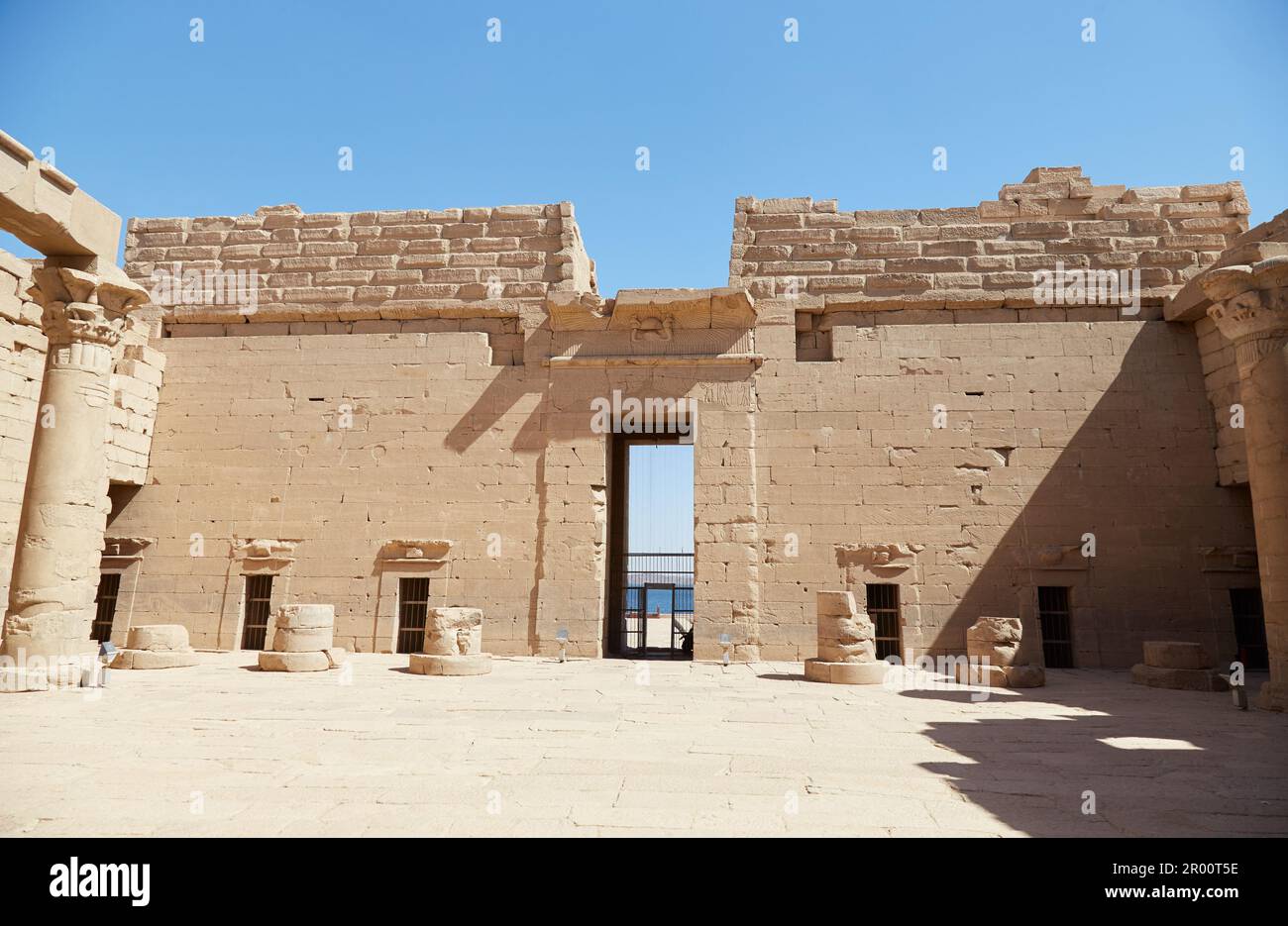 The Island Temple of New Kalabsha Outside of Aswan, Egypt Stock Photo ...