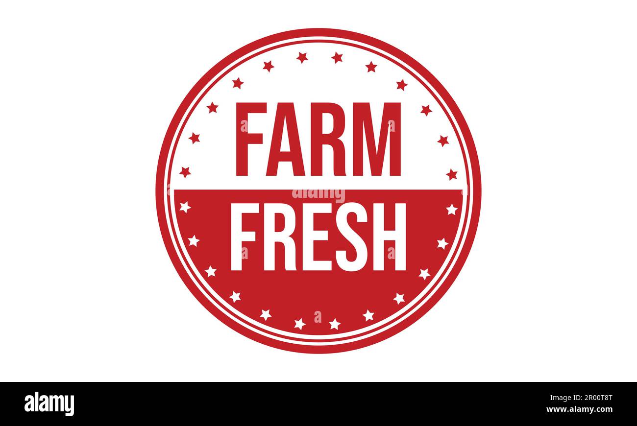 Farm fresh rubber stamp hi-res stock photography and images - Alamy