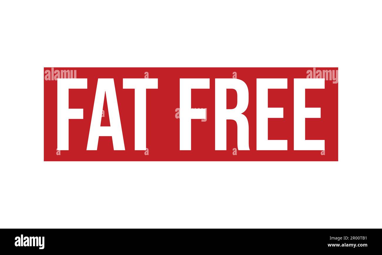Fat Free Rubber Stamp Seal Vector Stock Vector Image & Art - Alamy