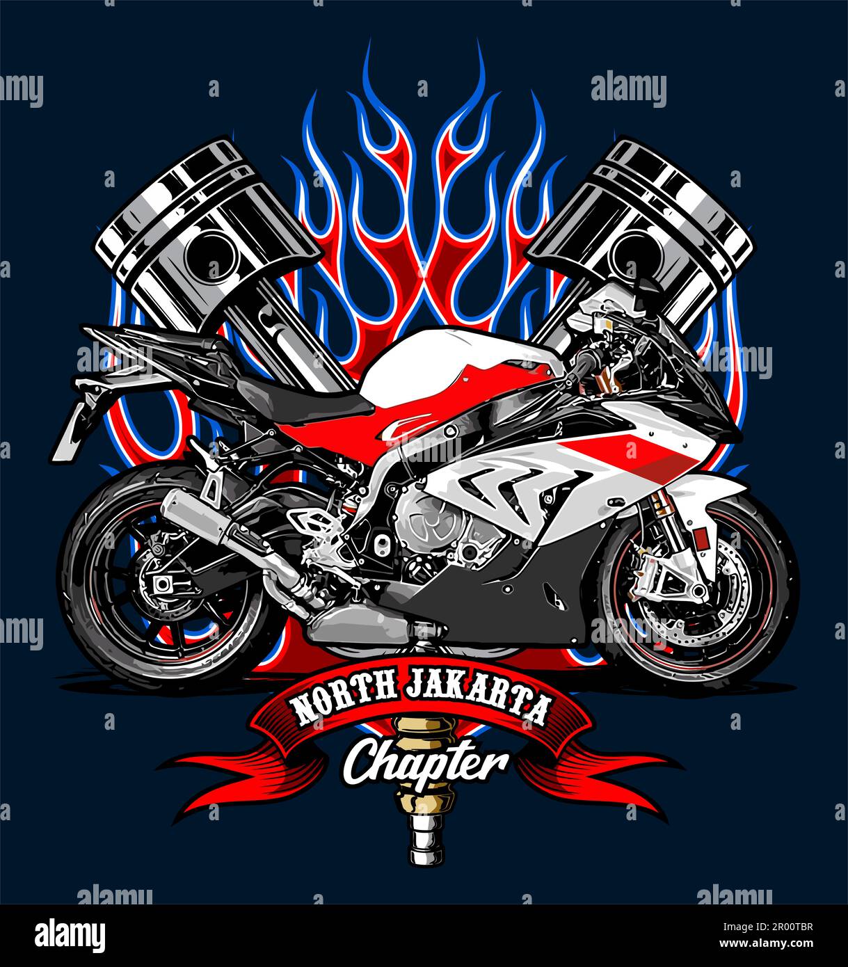 motorcycles vector template Stock Vector Image & Art - Alamy