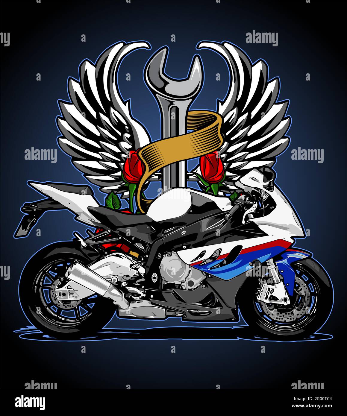 Rubber motorcycles Stock Vector Images - Alamy