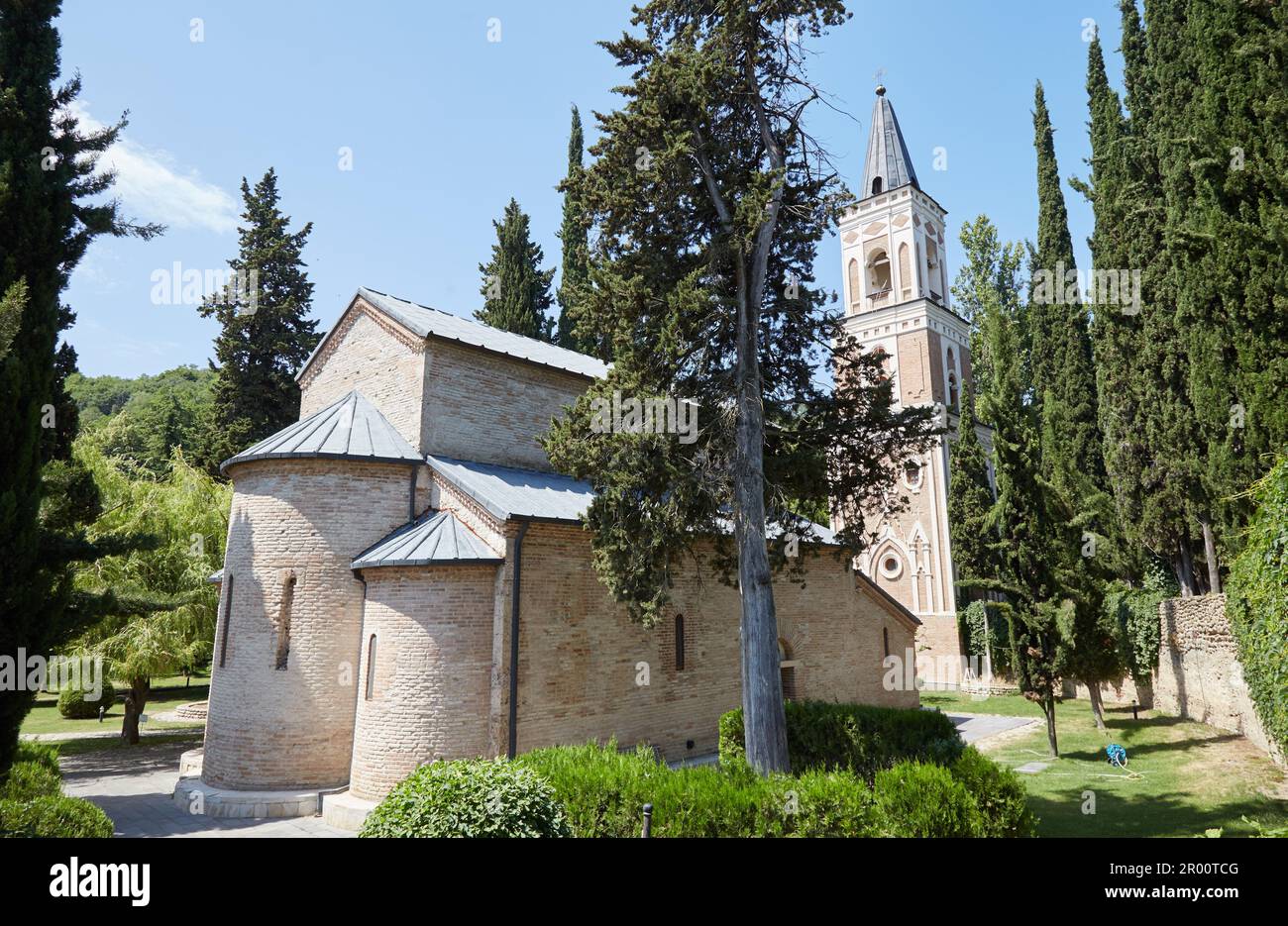 Bodbe Monastery in Sighnagi, the resting place of St. Nino Stock Photo ...