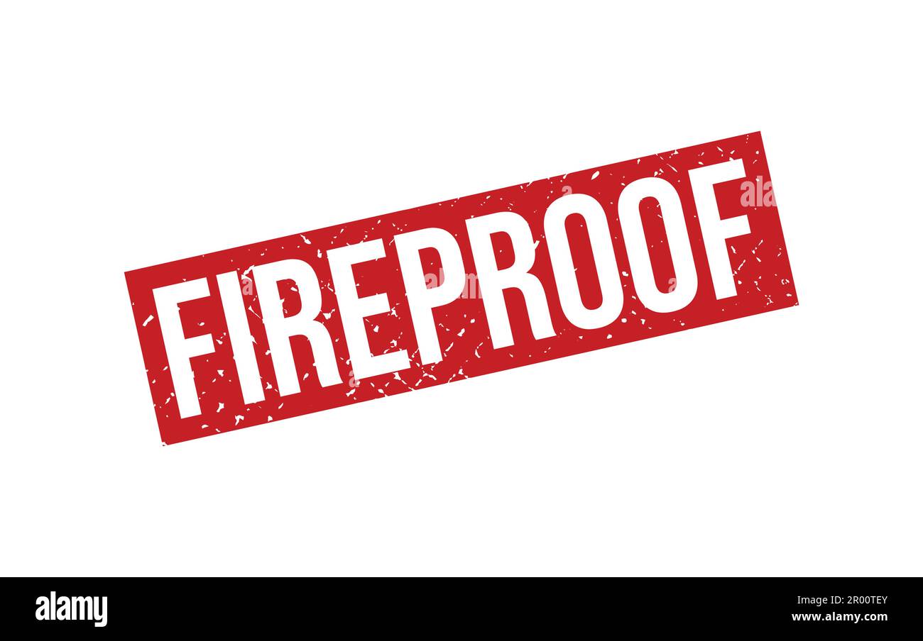 Fireproof Stamp Seal Vector Illustration Stock Vector Image & Art - Alamy