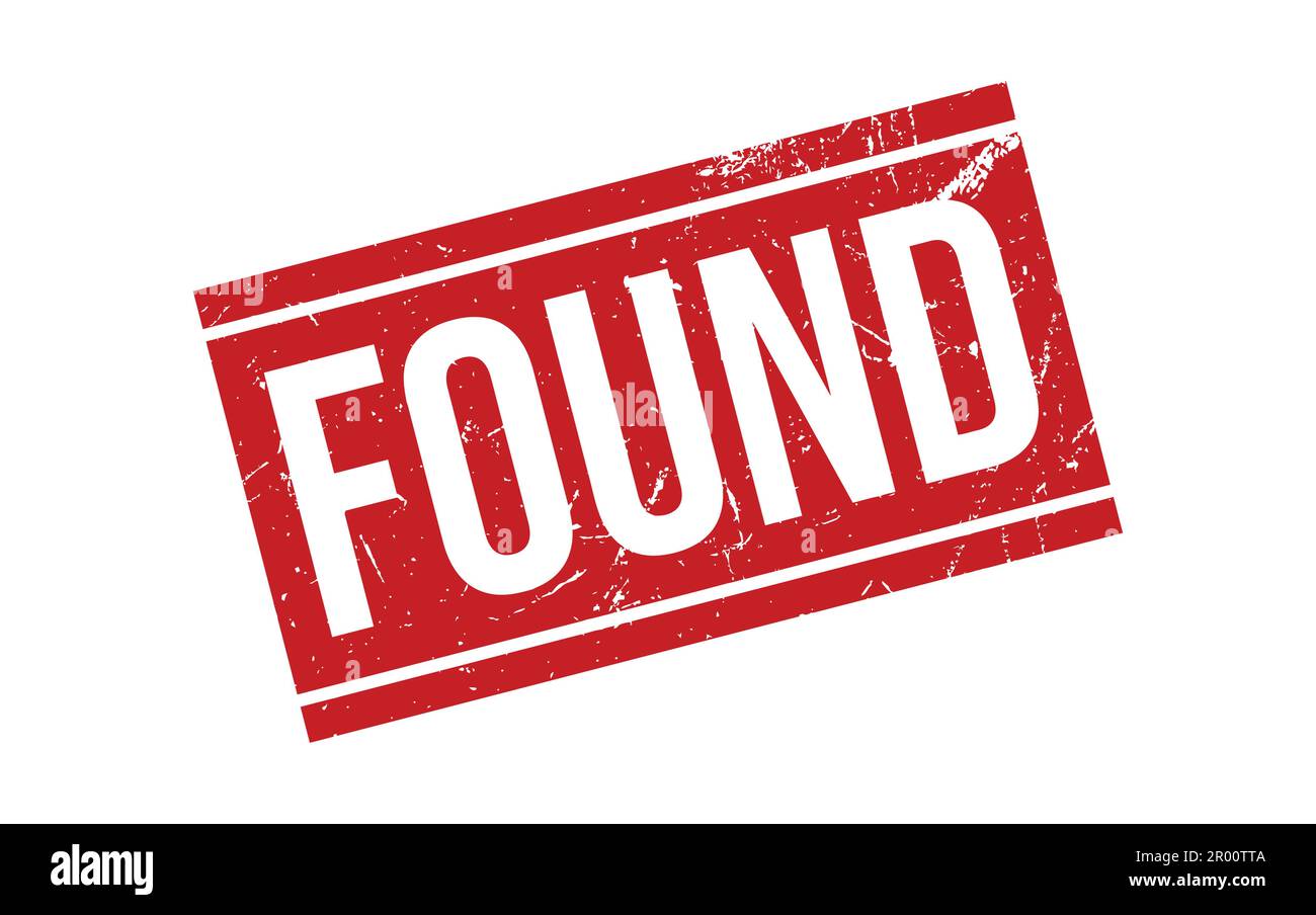 Found Rubber Stamp Seal Vector Stock Vector Image & Art - Alamy
