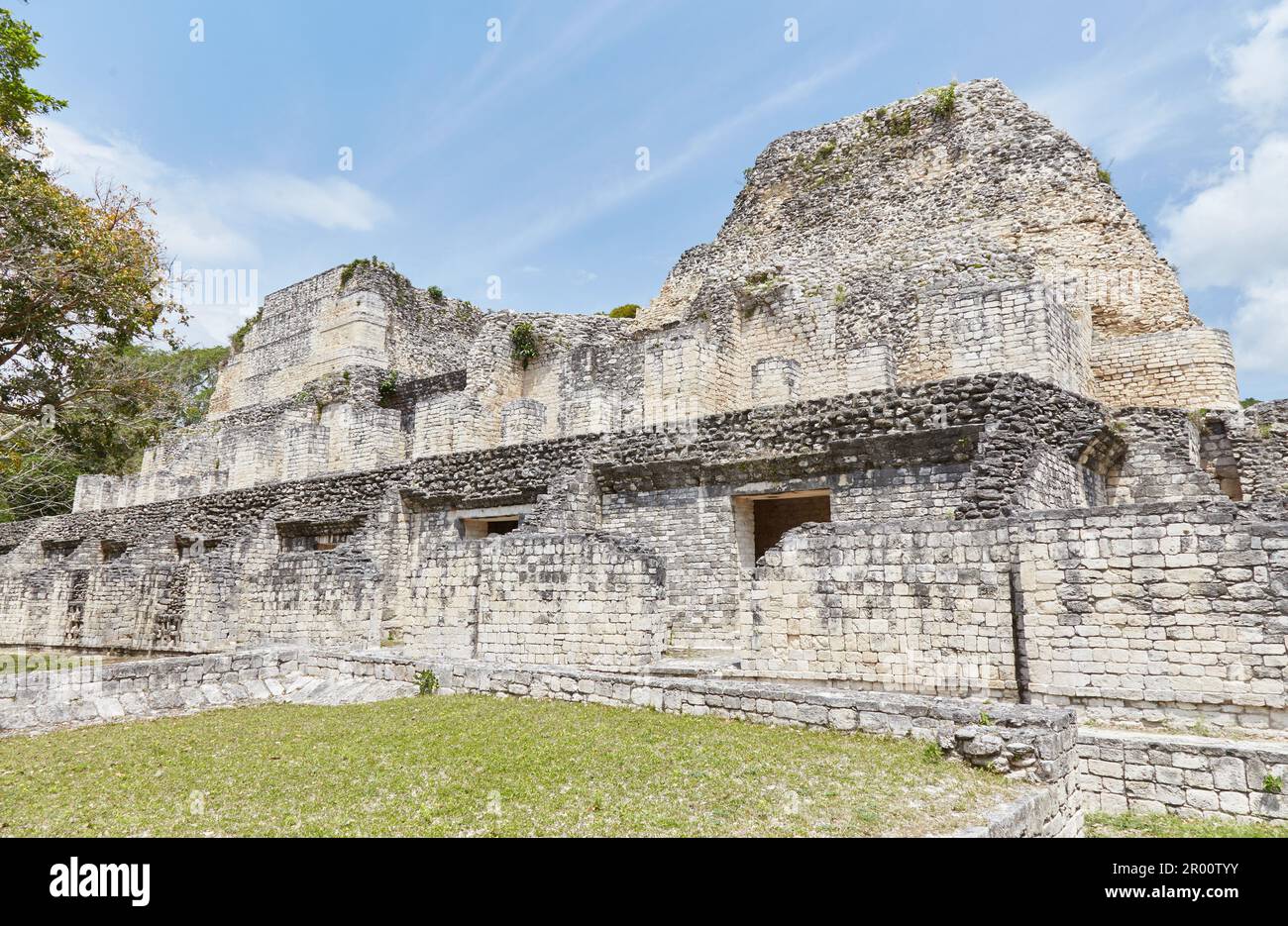 The Overlooked Mayan Ruins of Becan in Southern Campeche, Mexico Stock ...