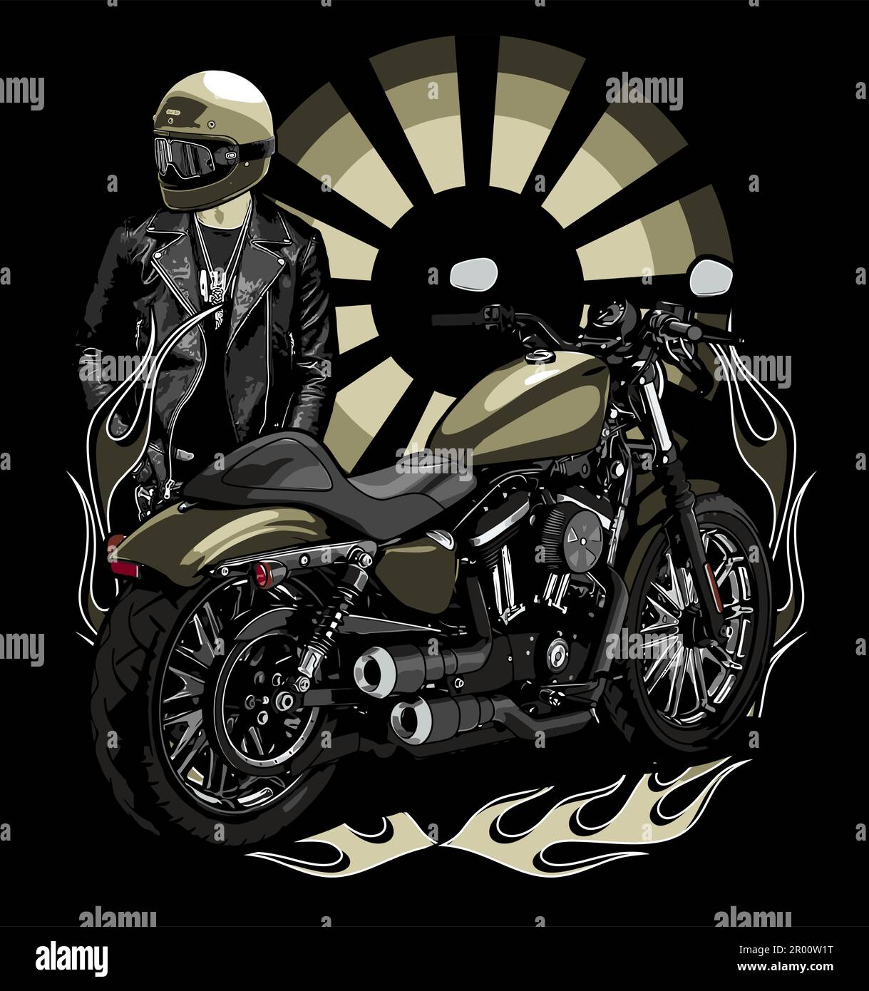 motorcycles vector template Stock Vector Image & Art - Alamy