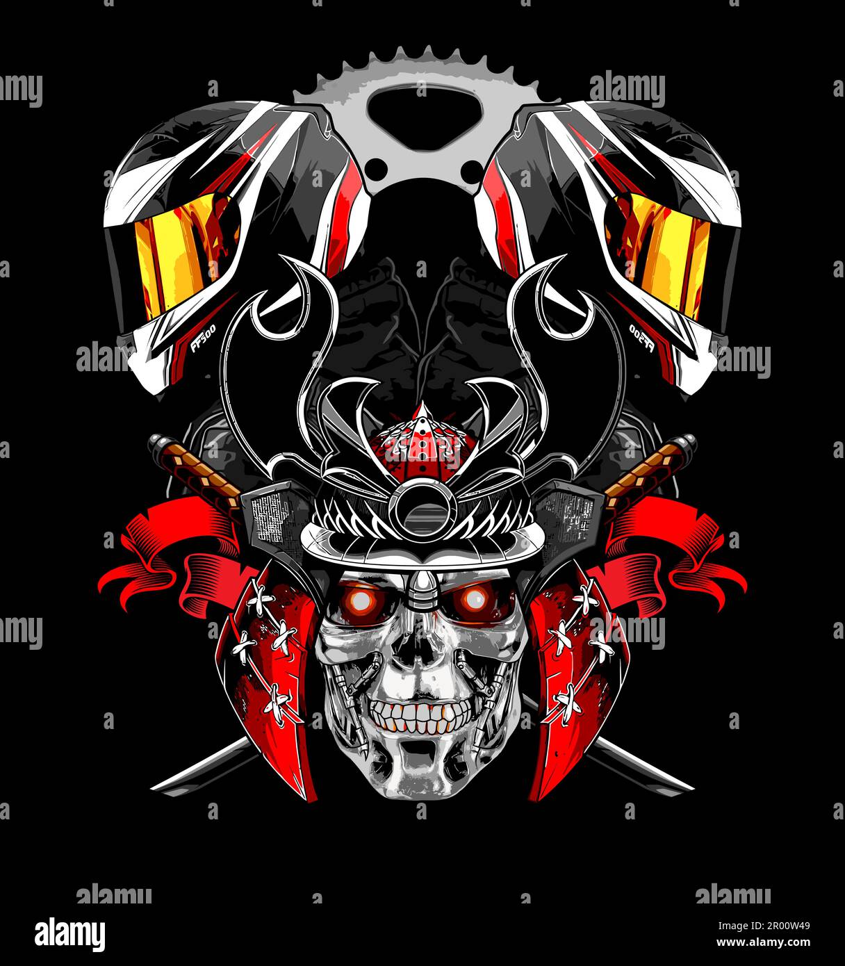 biker vector template Stock Vector Image & Art - Alamy