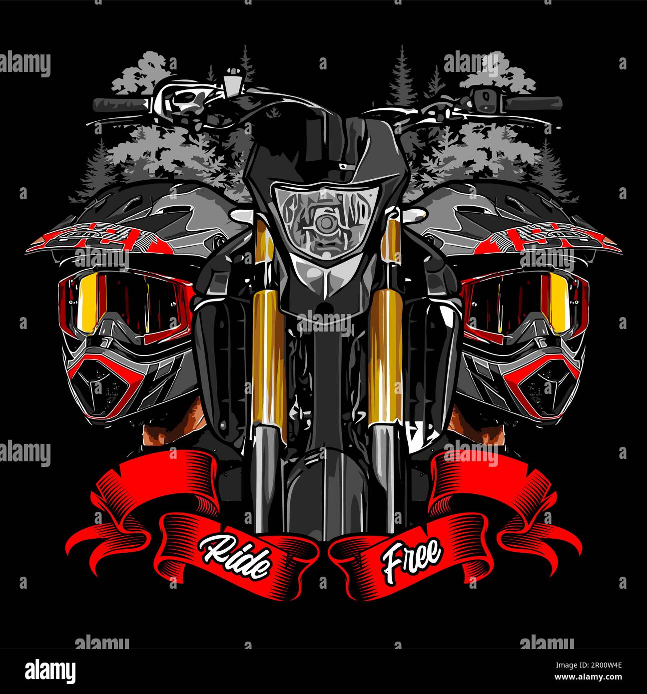 motorcycles vector template Stock Vector Image & Art - Alamy