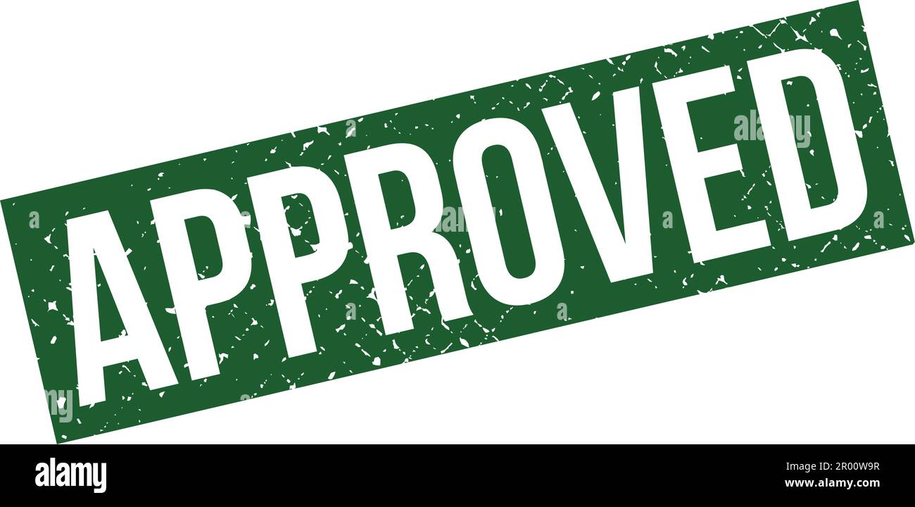 Green Approved Grunge Rubber Stamp - Vector Stock Vector Image & Art ...