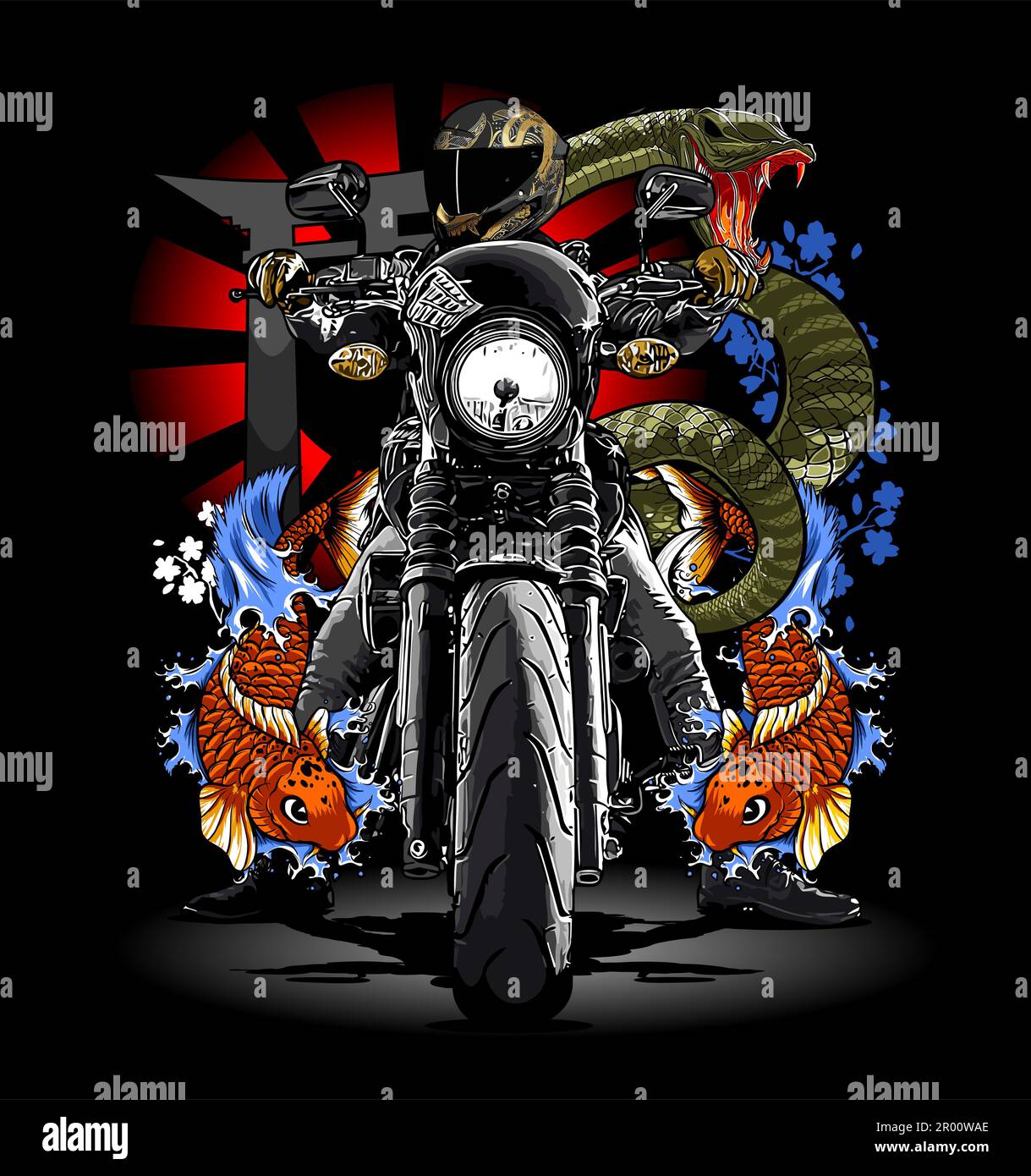 motorcycles vector template Stock Vector Image & Art - Alamy