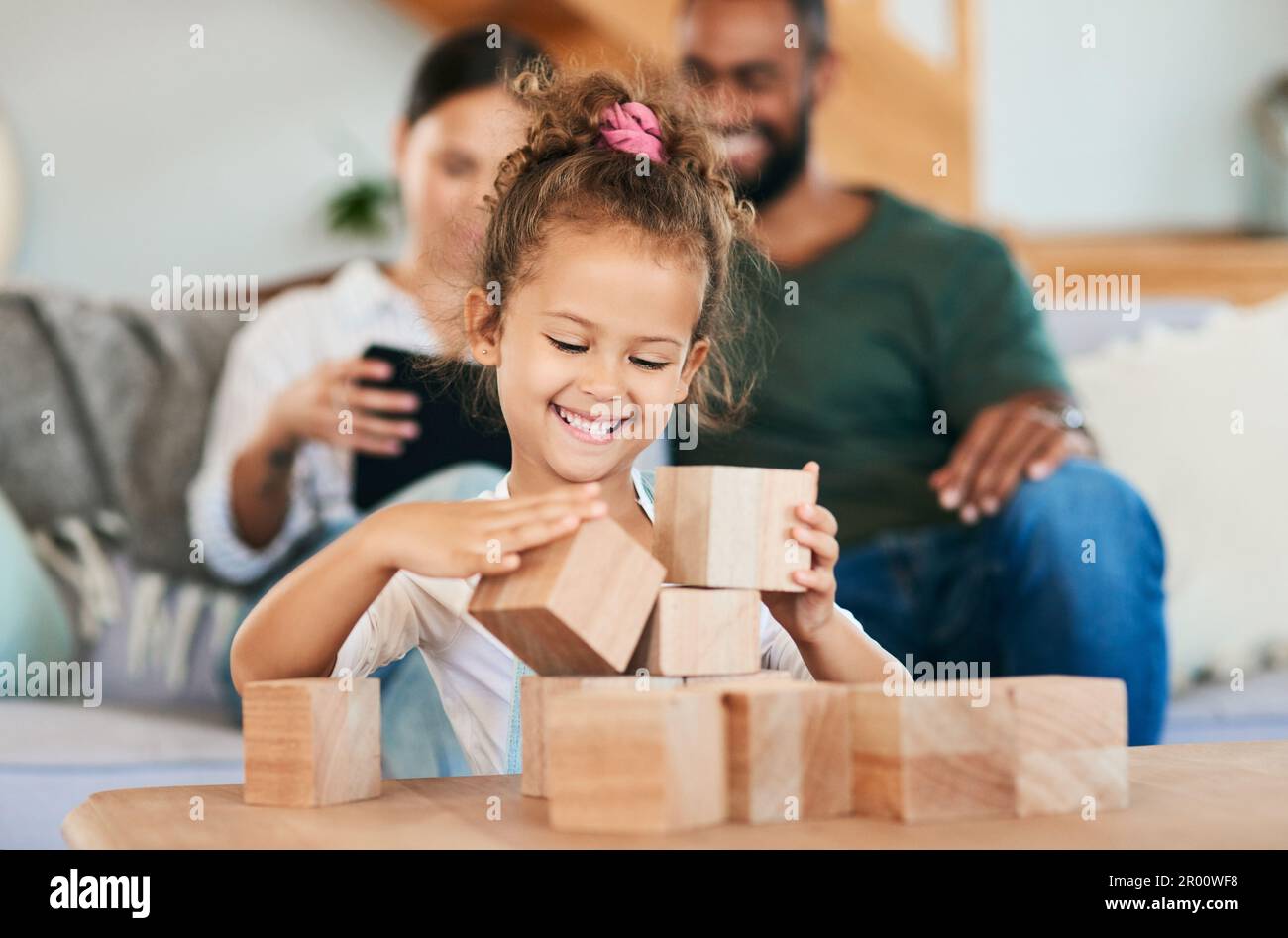 Ill build something cool to show mom and dad. an adorable little girl ...