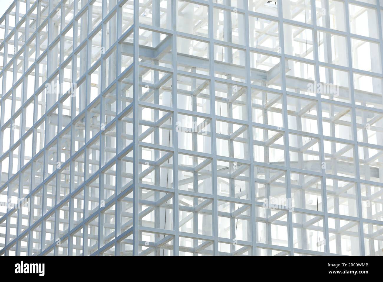 White Steel beam construction background Stock Photo - Alamy