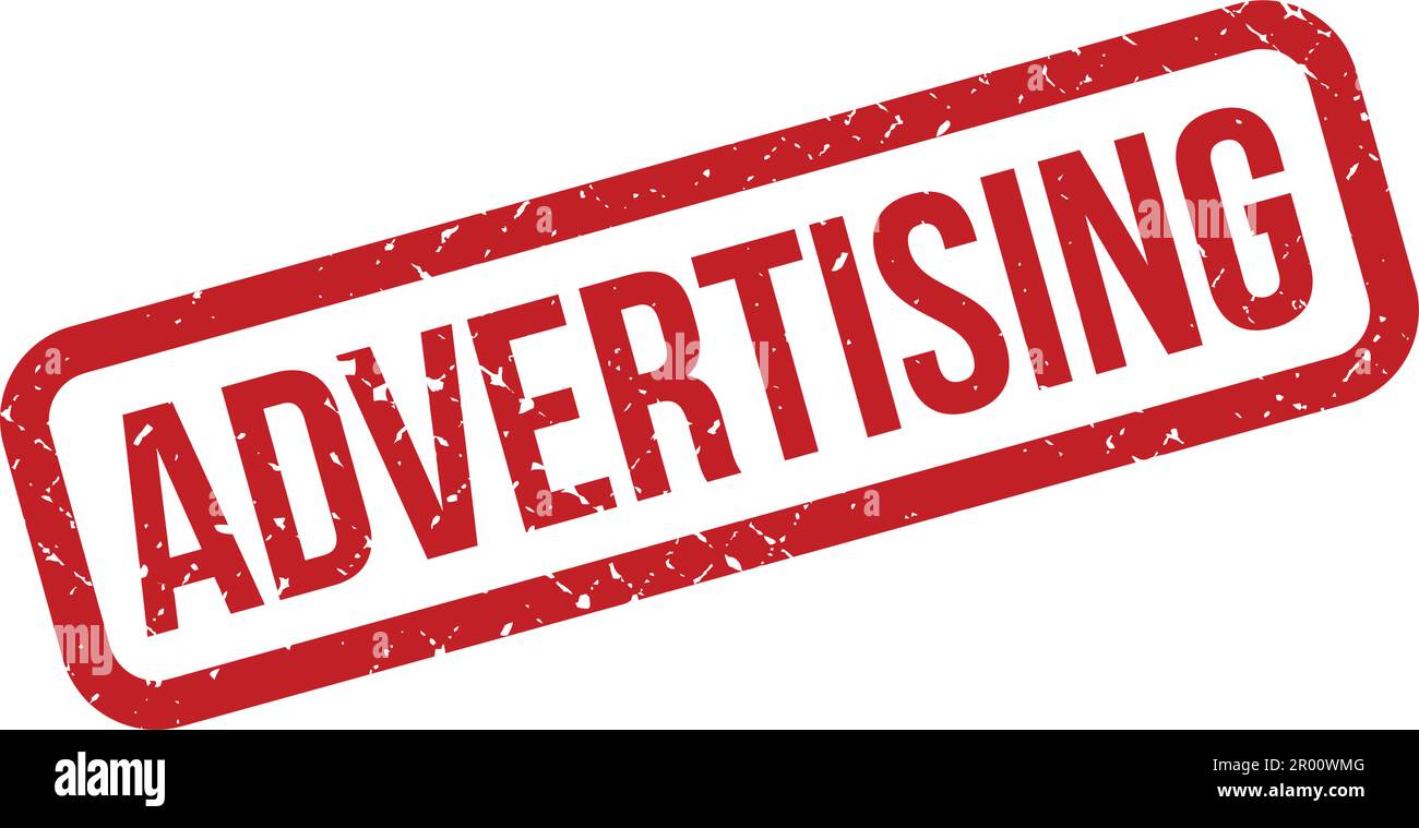 Advertising Grunge Rubber Stamp, Vector Illustration Stock Vector Image ...