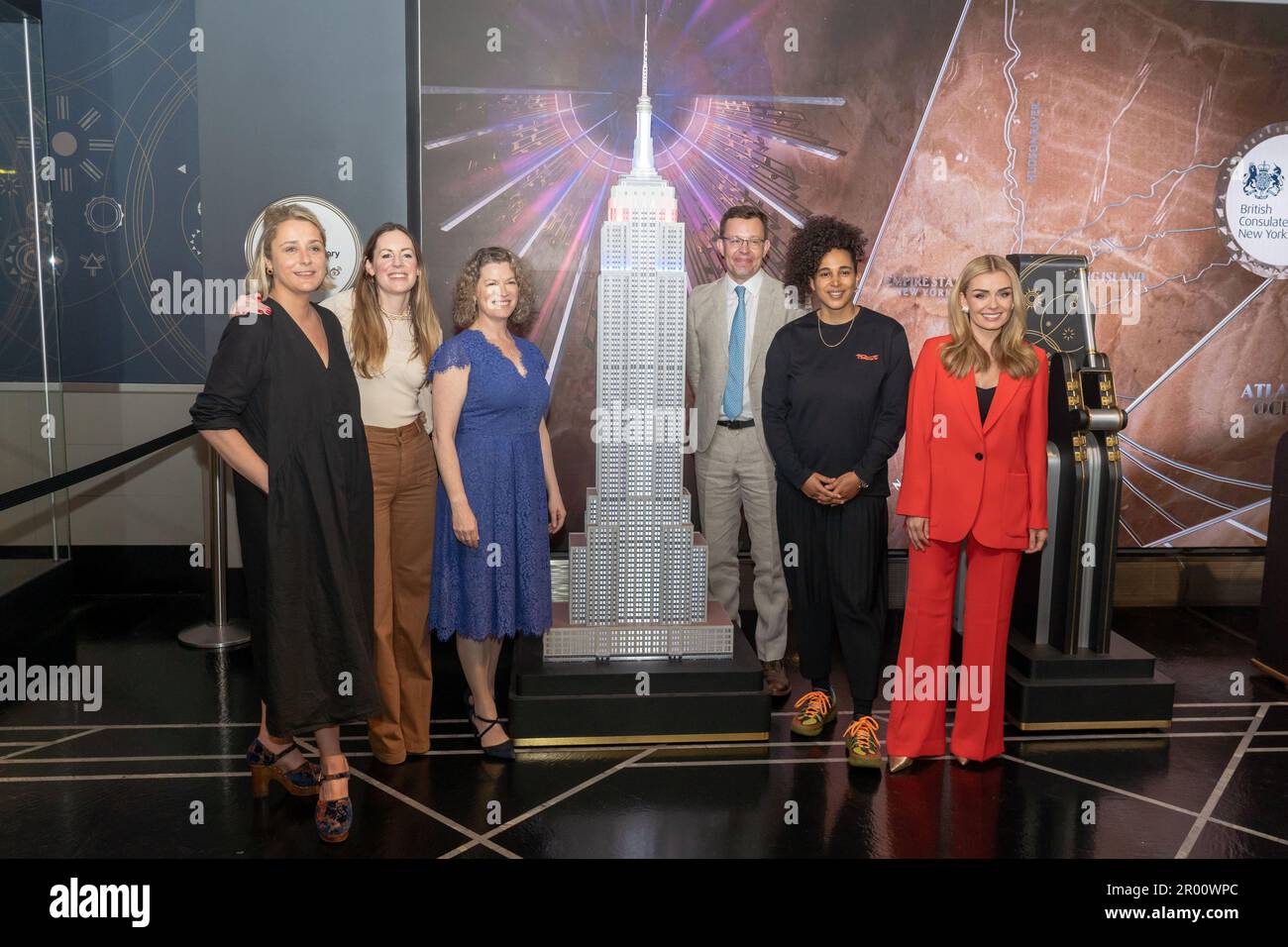 New York, United States. 05th May, 2023. (L-R) Jess Shadbolt, Hannah ...