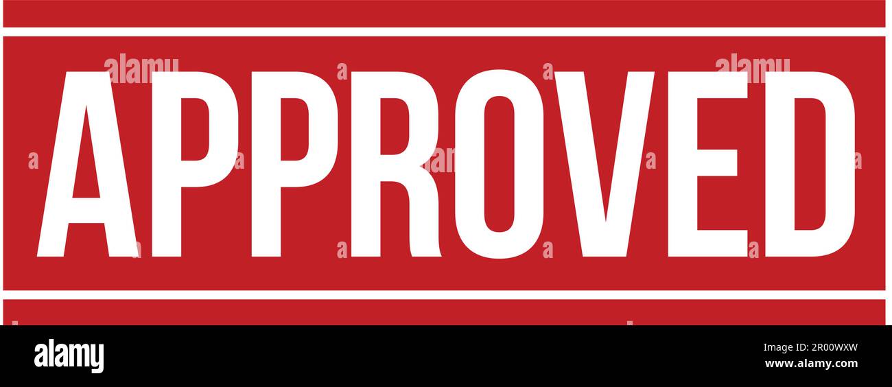 Approved Rubber Stamp. Approved Stamp Seal – Vector Stock Vector Image ...