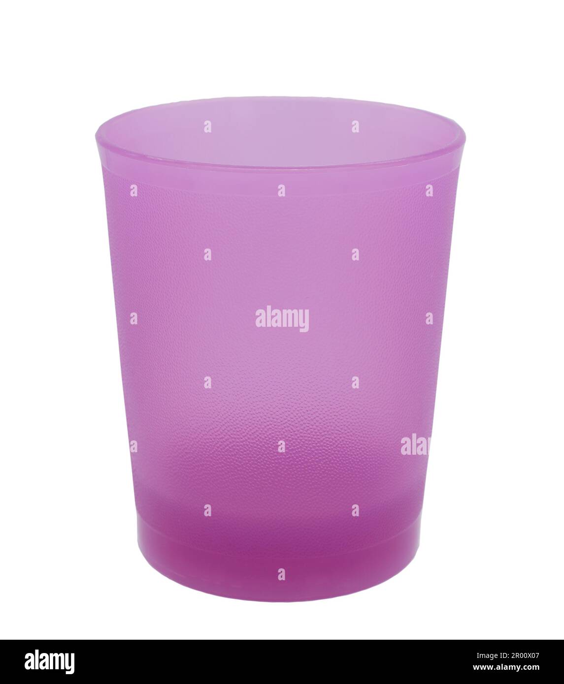 Purple cup isolated on white background Stock Photo - Alamy
