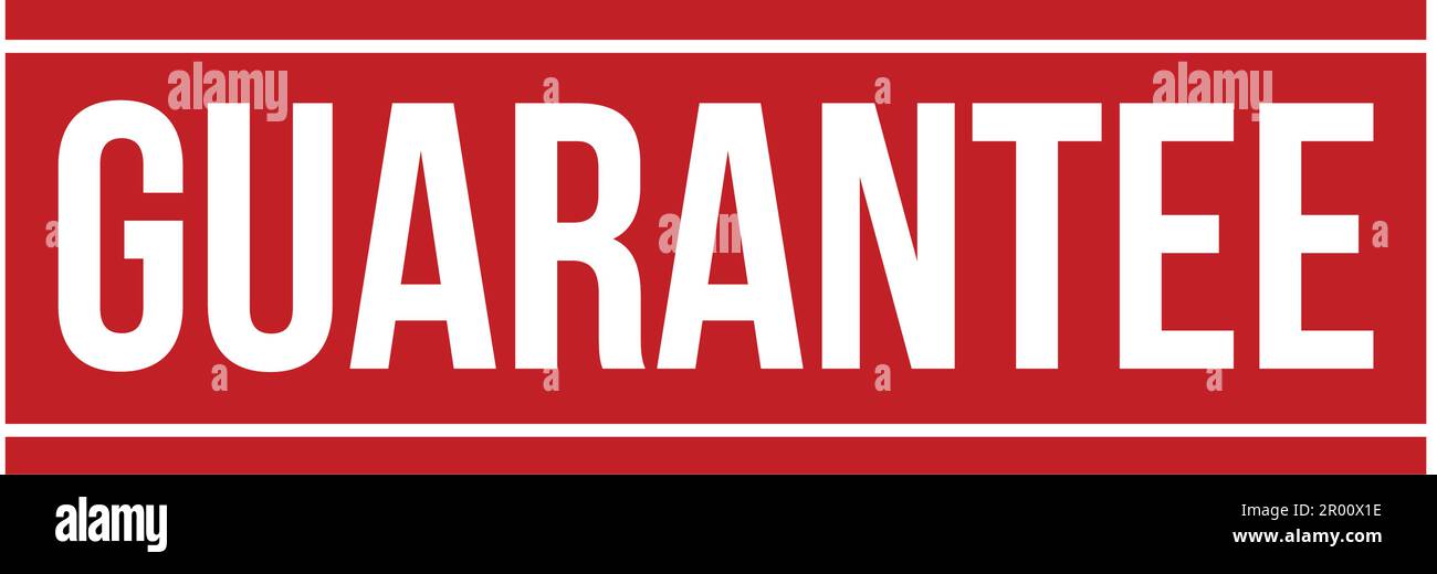 Guarantee Rubber Stamp. Red Guarantee Rubber Grunge Stamp Seal Vector ...