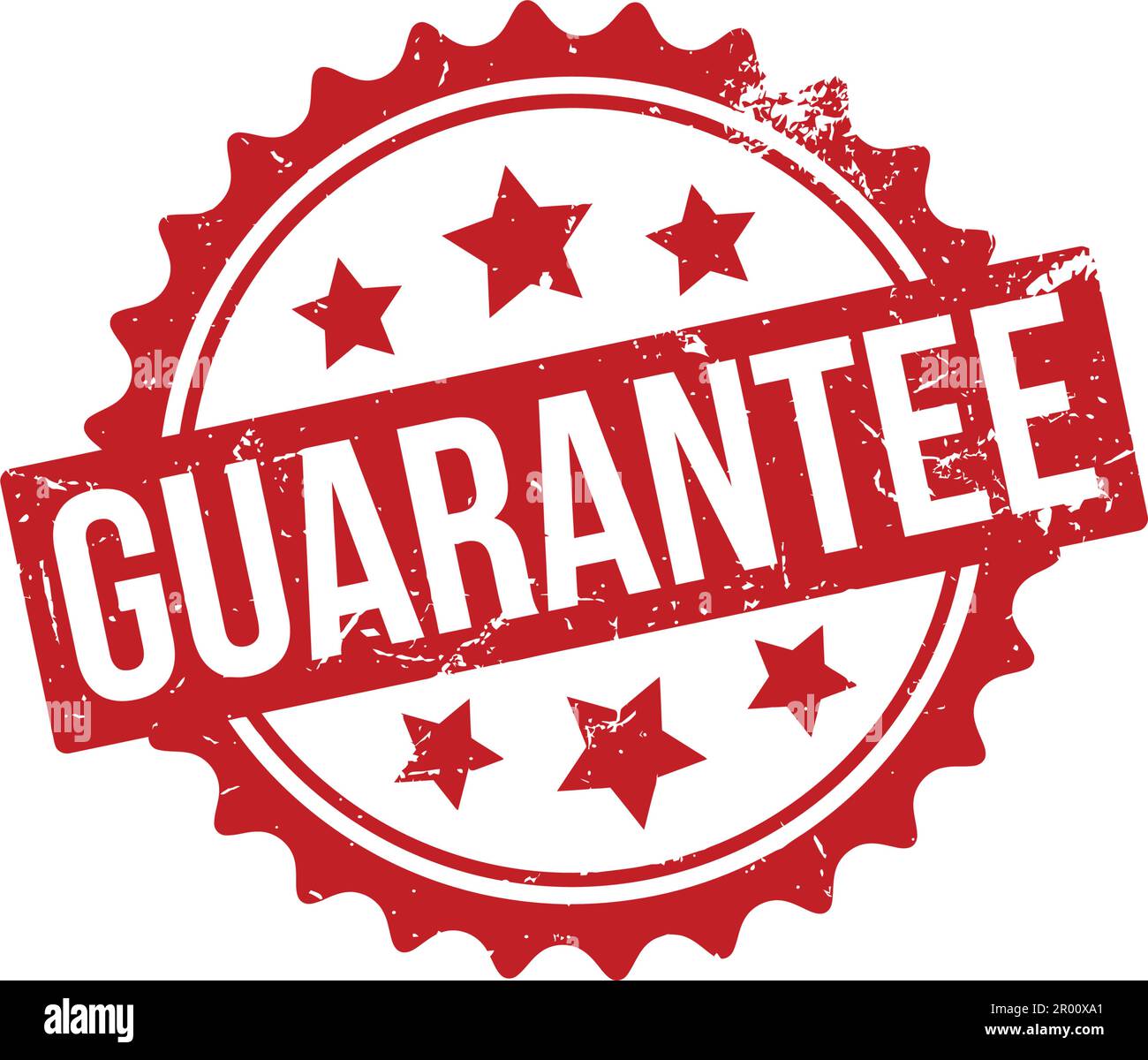Guarantee Rubber Stamp. Red Guarantee Rubber Grunge Stamp Seal Vector ...