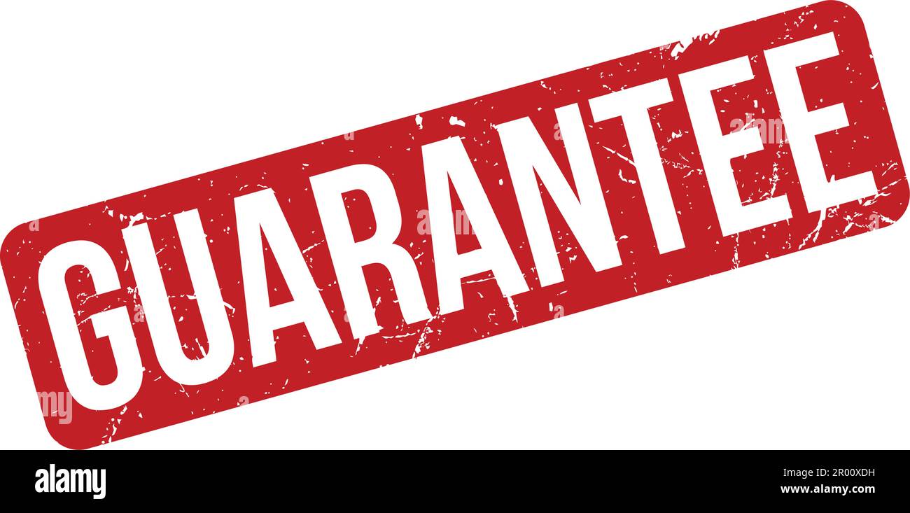 Guarantee Rubber Stamp. Red Guarantee Rubber Grunge Stamp Seal Vector Illustration - Vector ...