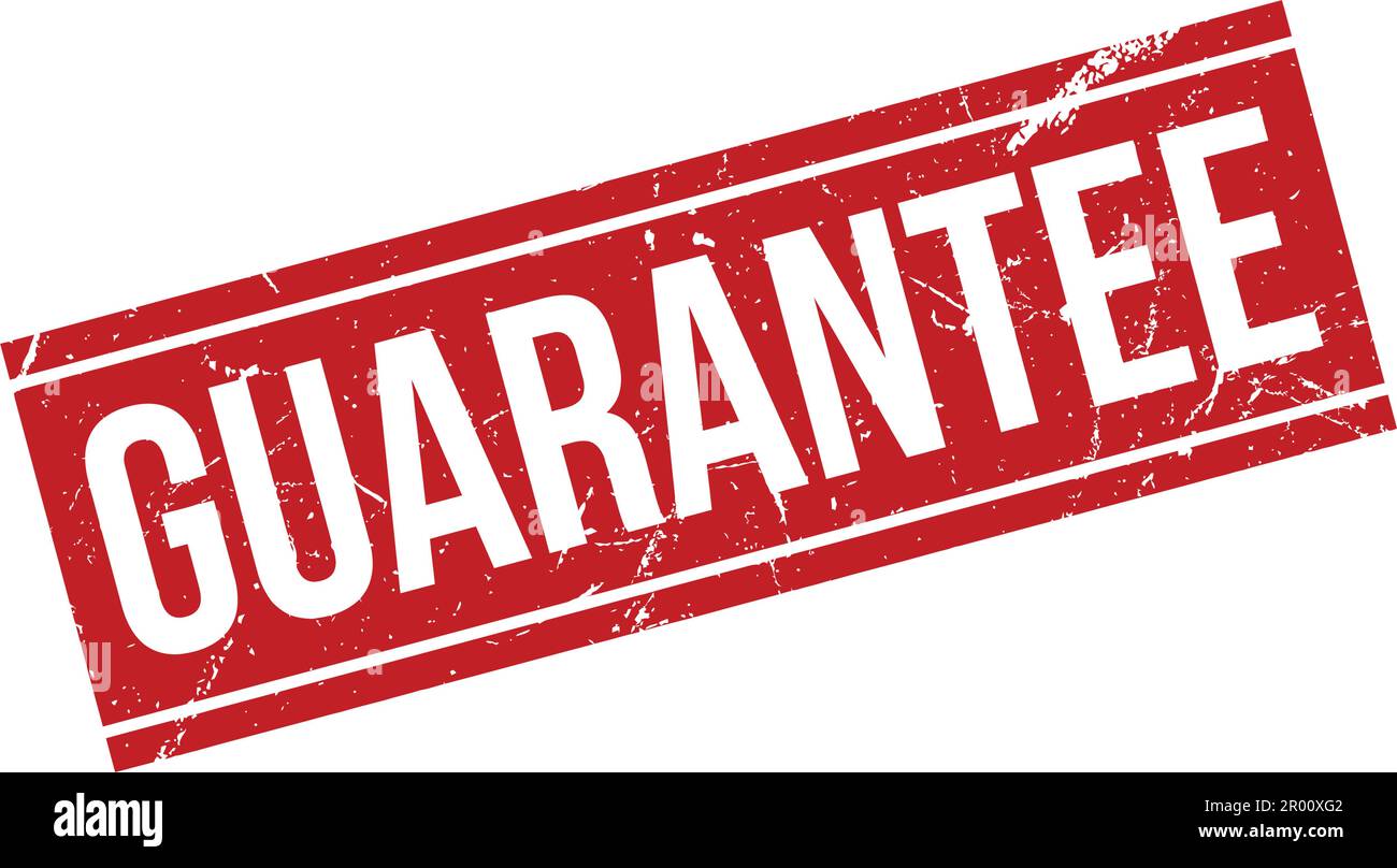 Guarantee Rubber Stamp. Red Guarantee Rubber Grunge Stamp Seal Vector ...