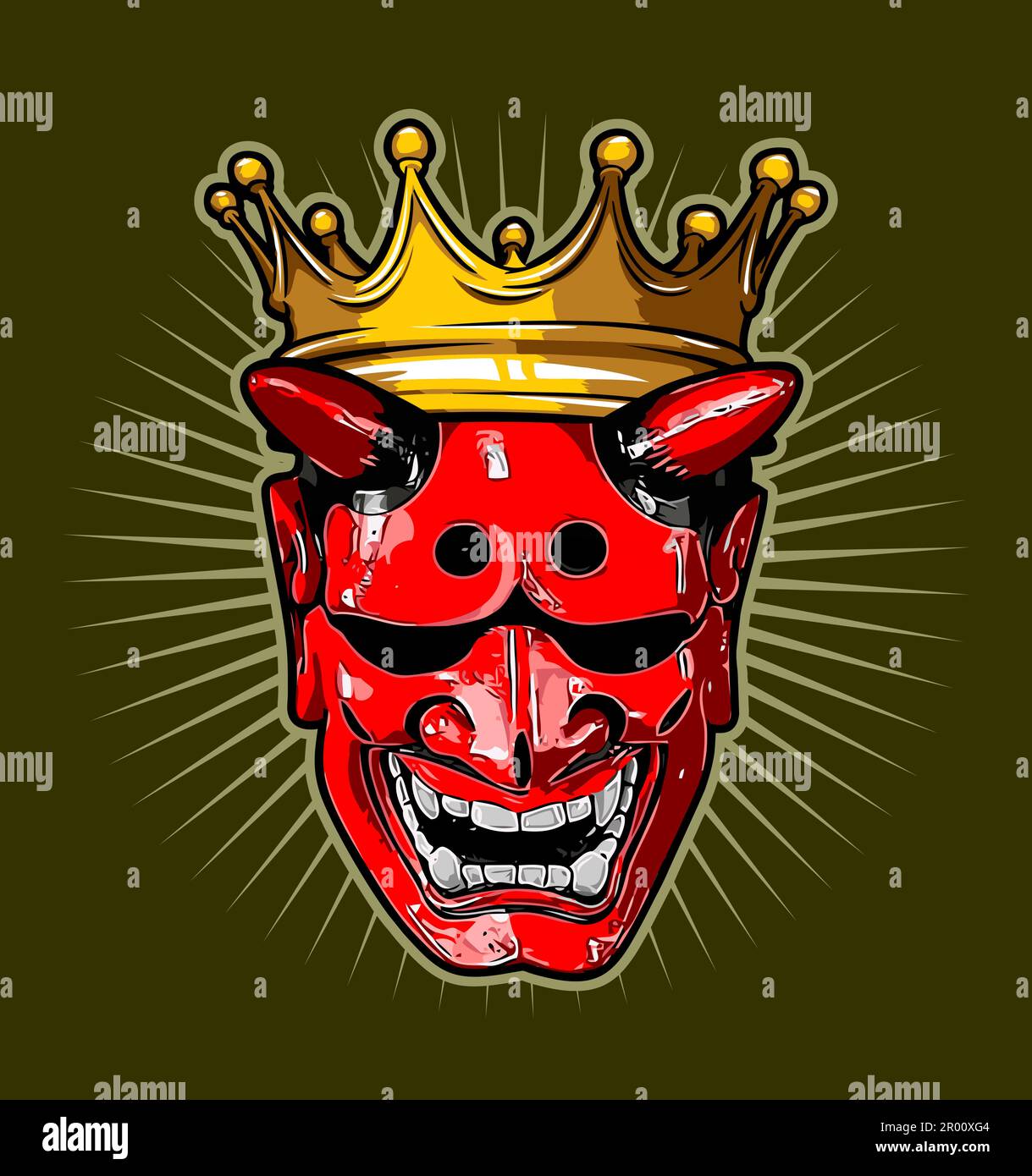 Japanese traditional mask Stock Vector Image & Art - Alamy