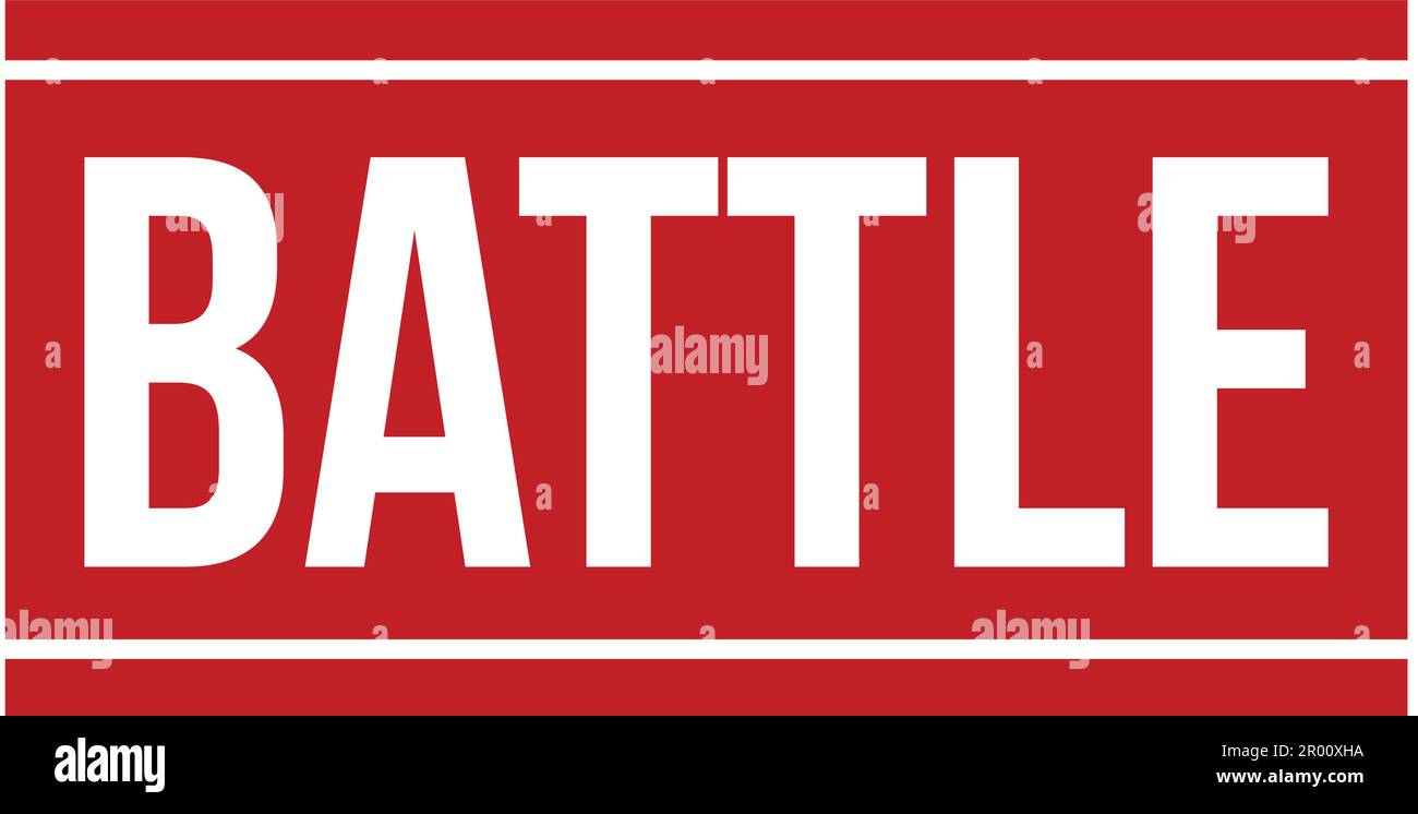 Battle Rubber Stamp Seal Vector Illustration Stock Vector Image & Art ...