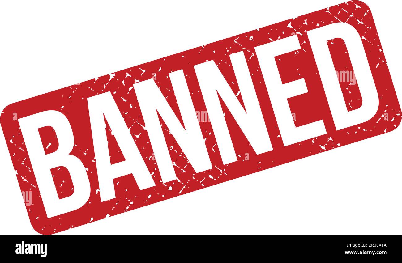 Banned list Cut Out Stock Images & Pictures - Alamy