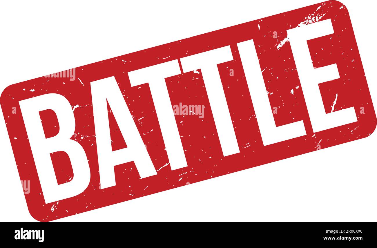 Battle Grunge Rubber Stamp - Vector Stock Vector Image & Art - Alamy