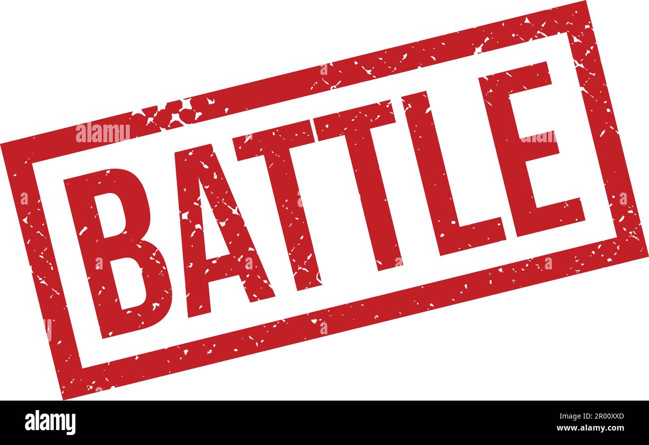 Battle Grunge Rubber Stamp, Vector Illustration Stock Vector Image ...