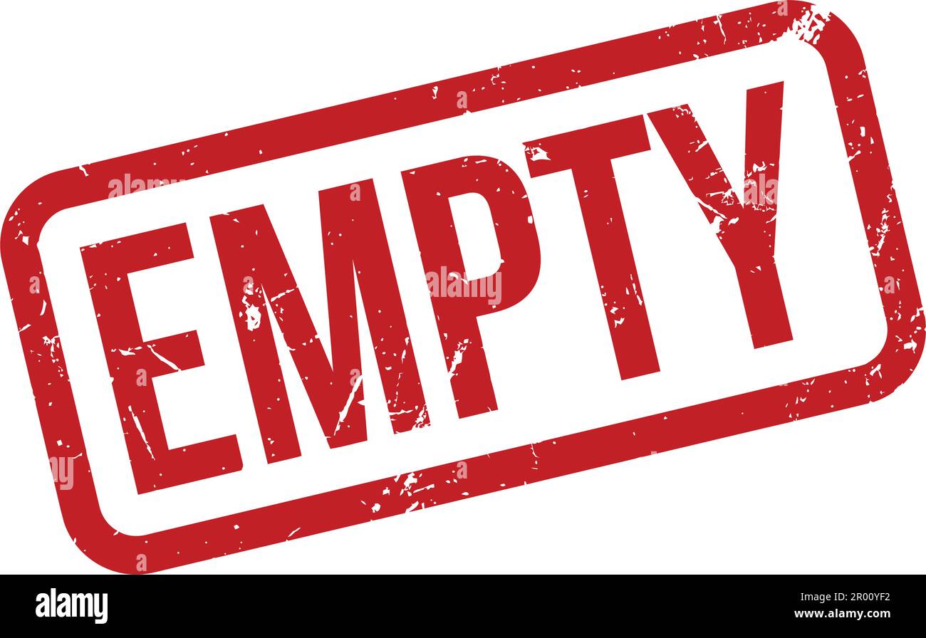 Red Grunge Empty Rubber Stamp Seal - Vector Stock Vector Image & Art ...