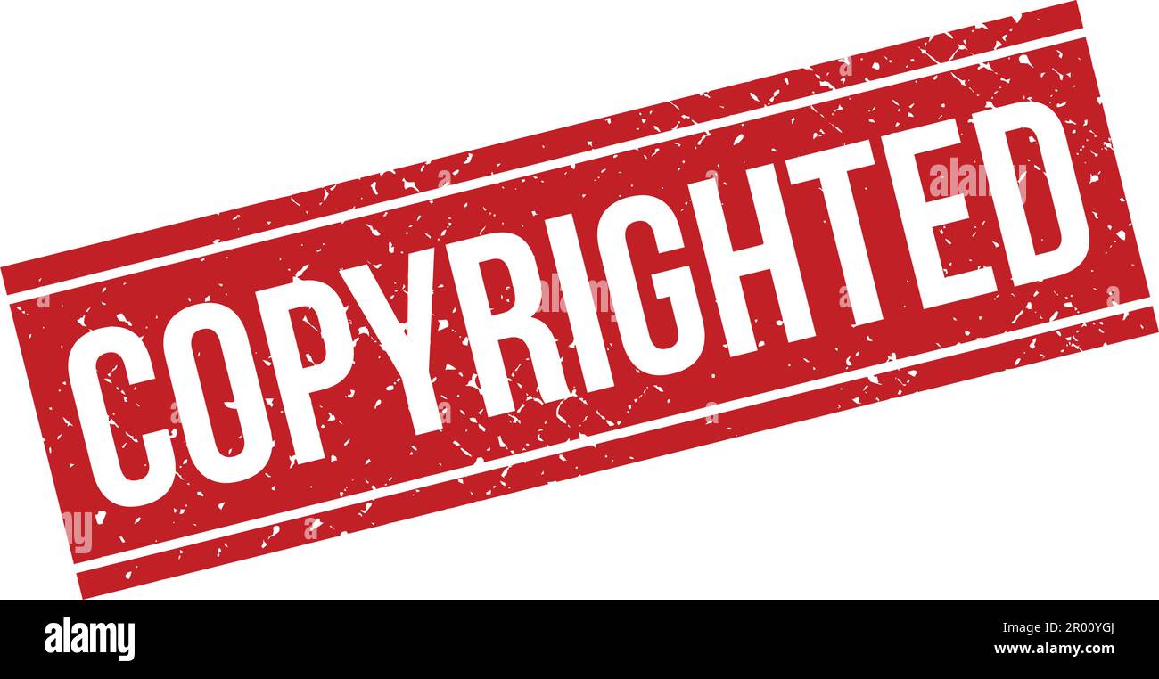 Copyrighted stamp Stock Vector Images - Alamy