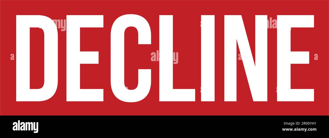 Decline Rubber Stamp Seal Vector Illustration Stock Vector Image & Art ...