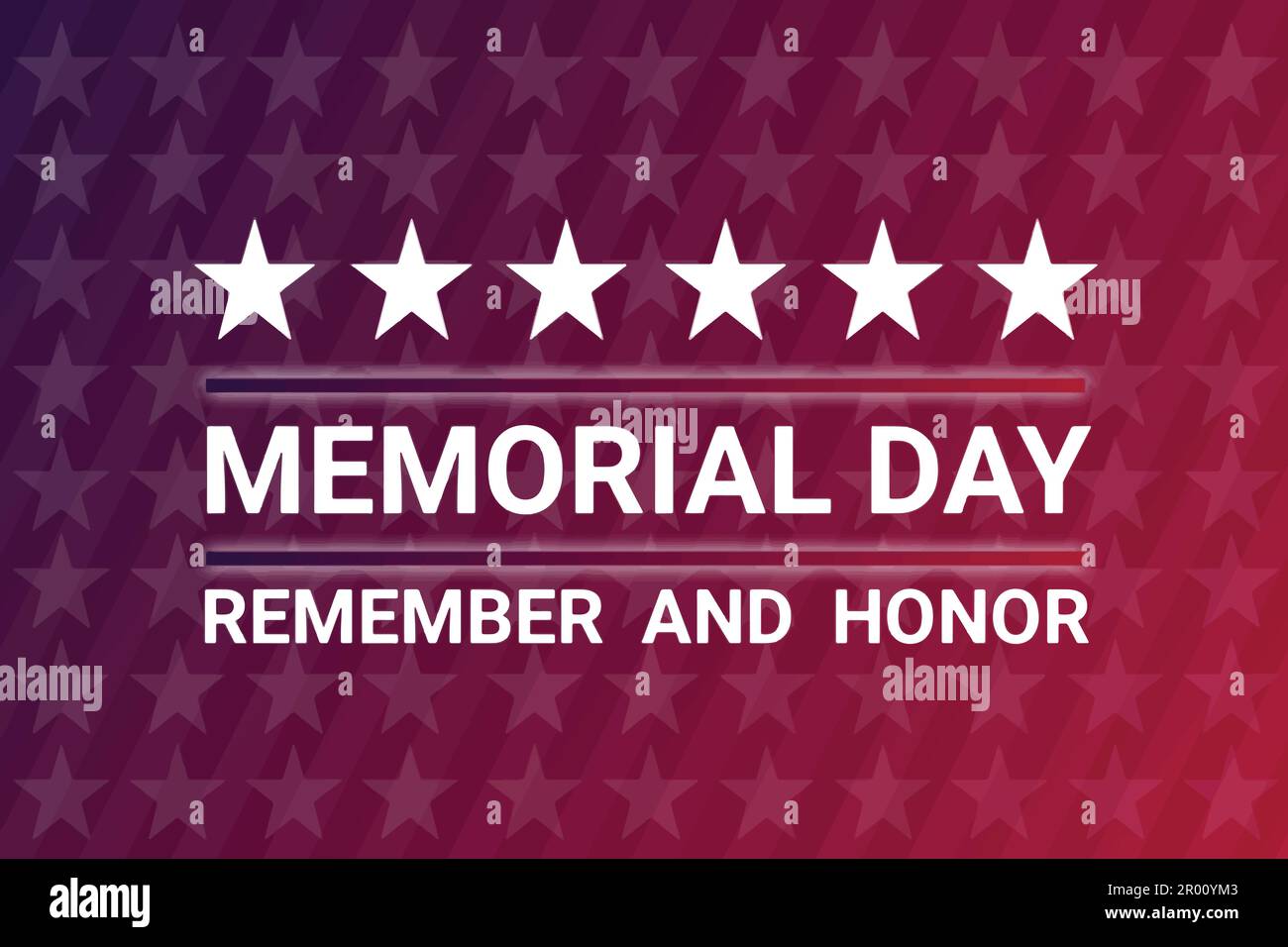 Memorial day. Remember and honor. Template for background, banner, card, poster with text ...