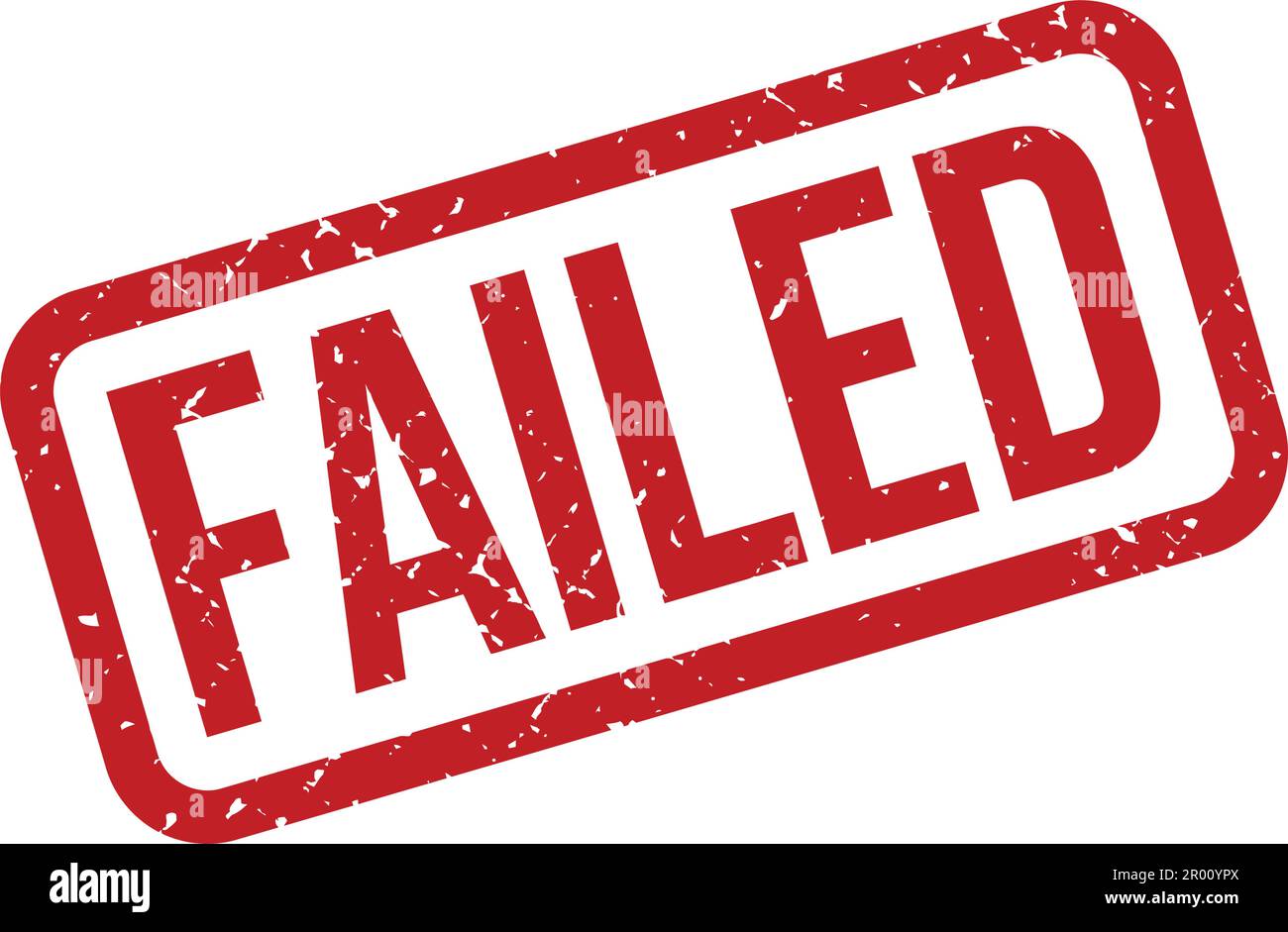 Failed Rubber Stamp. Red Failed Rubber Grunge Stamp Seal Vector ...