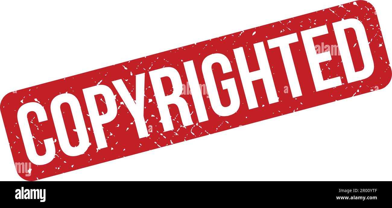Copyrighted stamp Stock Vector Images - Alamy