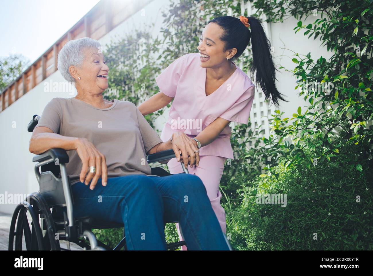 Sunk some ships with younger lips. a young nurse caring for an older ...